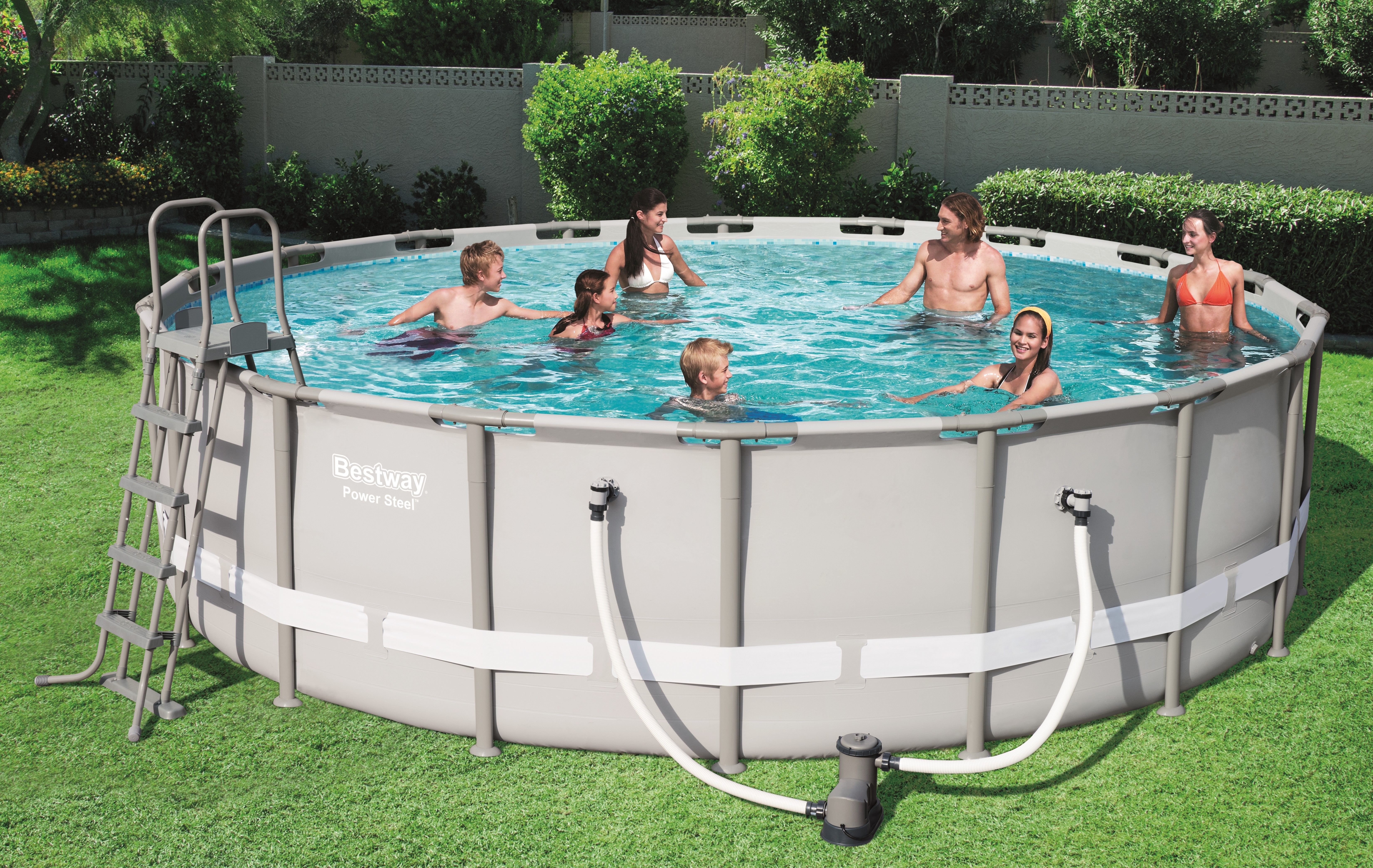 Piscine tubulaire Bestway Power Steel 5,49 x ↕1,32m - C-Piscine Piscine tubulaire Bestway Power Steel 5,49 x ↕1,32m - C-Piscine
